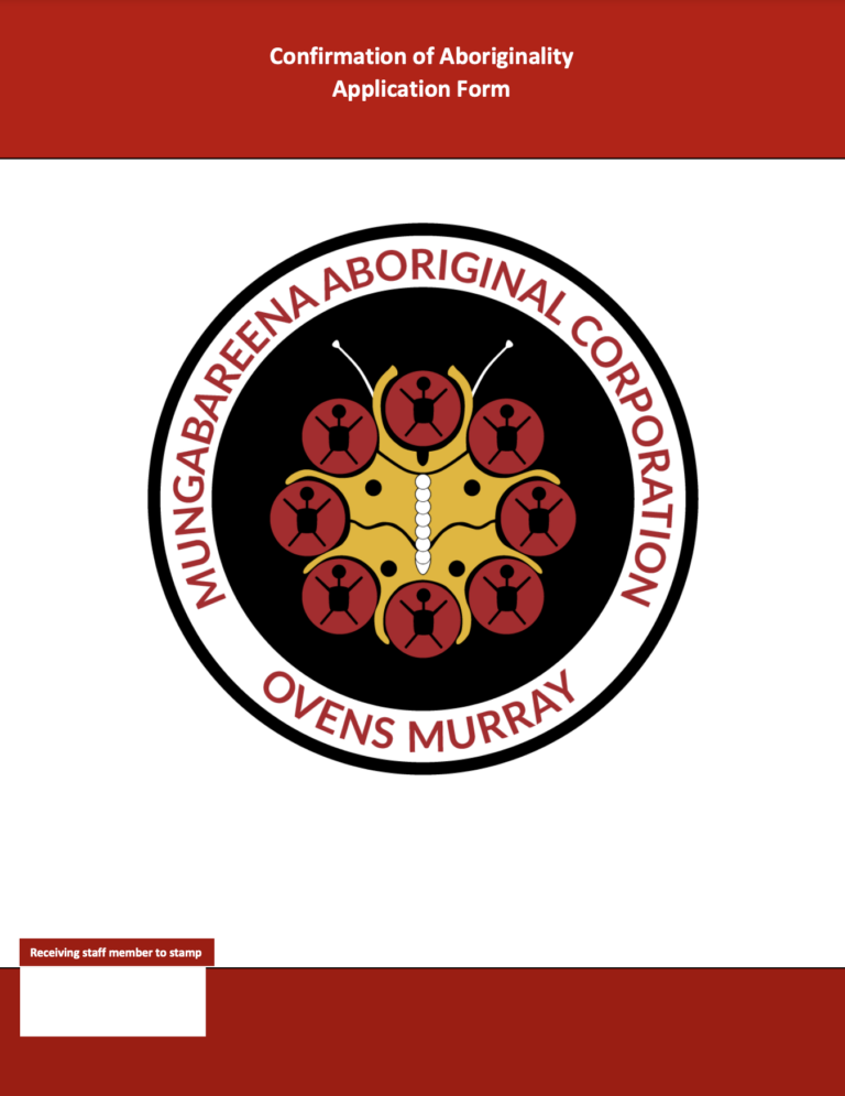 Application Forms – Mungabareena Aboriginal Corporation